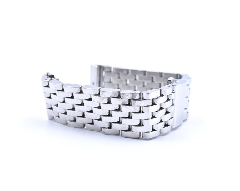 Michele Stainless Steel Watch Band For Sale at 1stDibs