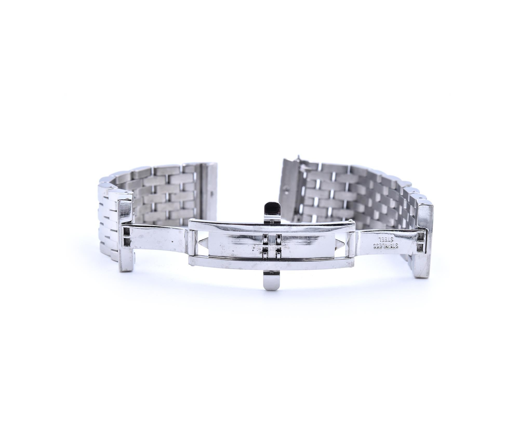 Michele Stainless Steel Watch Band For Sale at 1stDibs | michele watch ...