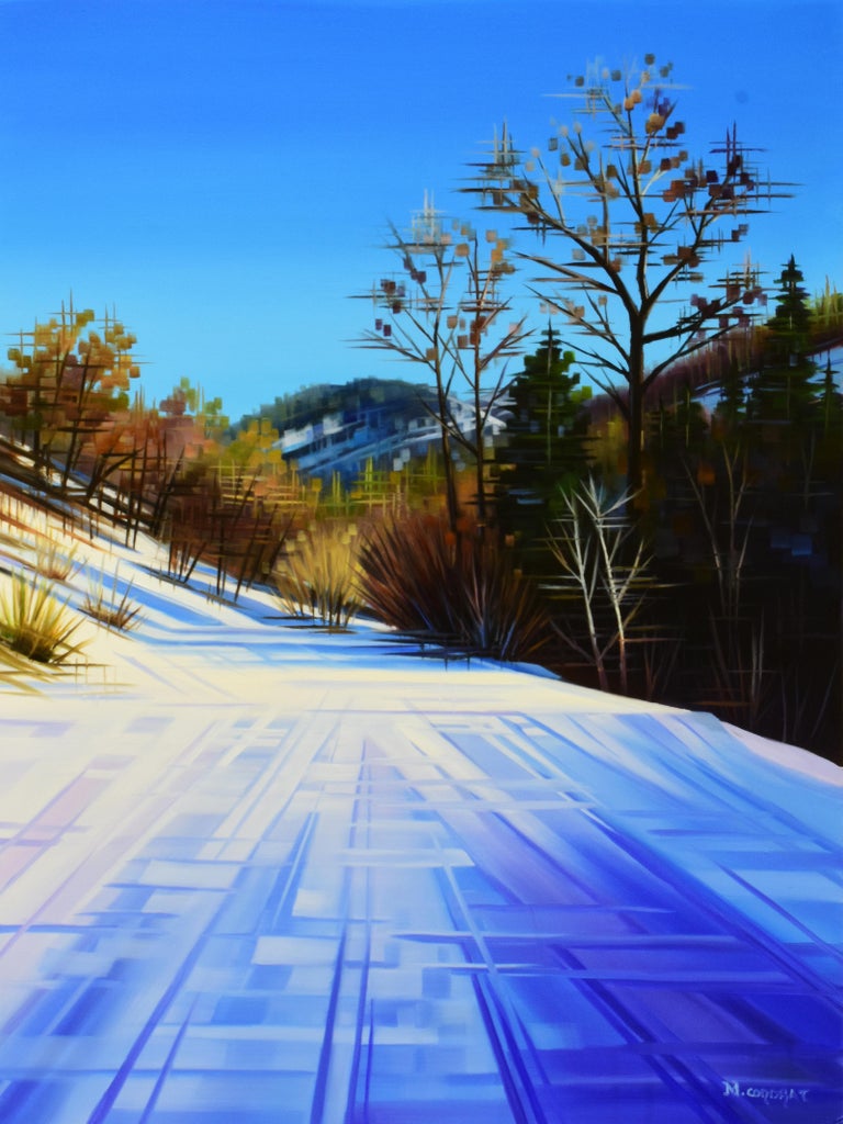 Michelle Condrat - "A Peaceful Stroll," Oil painting For Sale at 1stDibs