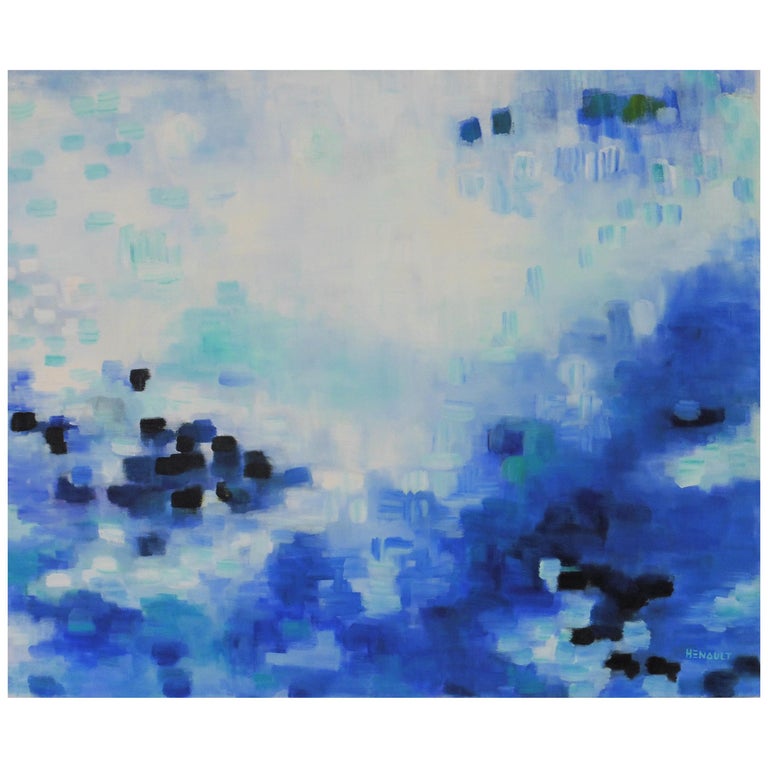 Michelle Hénault Modern Abstract Painting "Summertime IV", 2019 For ...