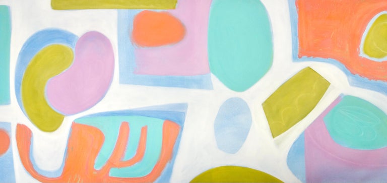 Michelle Louis - "Octopus's Garden" Abstract Painting -bold, teal ...