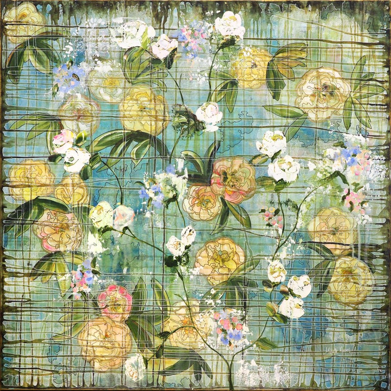 Michelle Reeves - Flowers in the Sky For Sale at 1stDibs