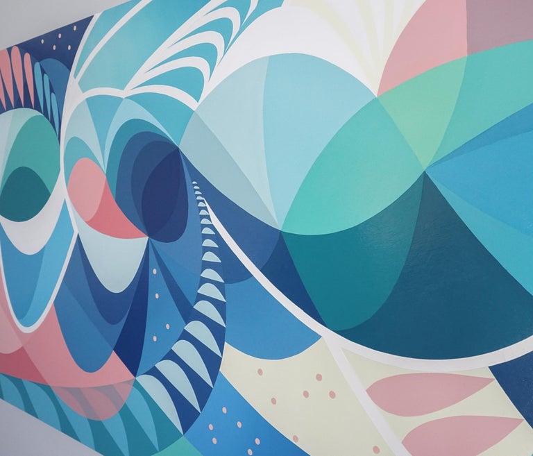 Michelle Weddle - MERCURY - Contemporary Abstract Painting w/ Smooth ...