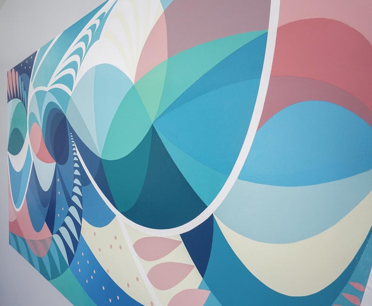 Michelle Weddle - MERCURY - Contemporary Abstract Painting w/ Smooth ...