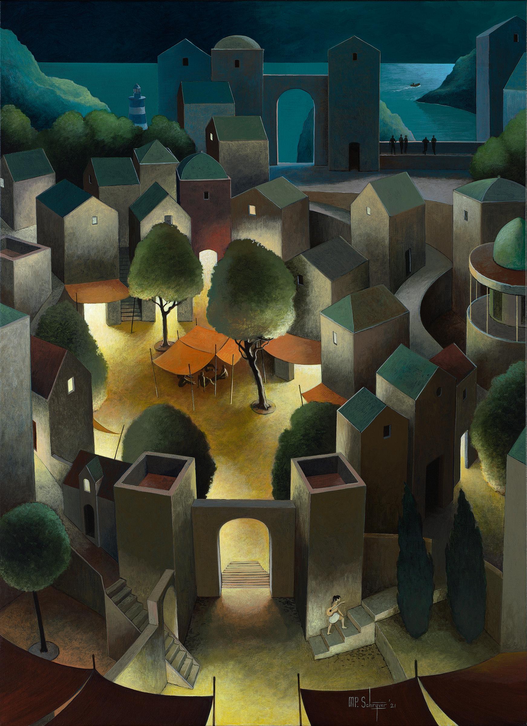 Jacques Halbert - White Brush stroke For Sale at 1stDibs