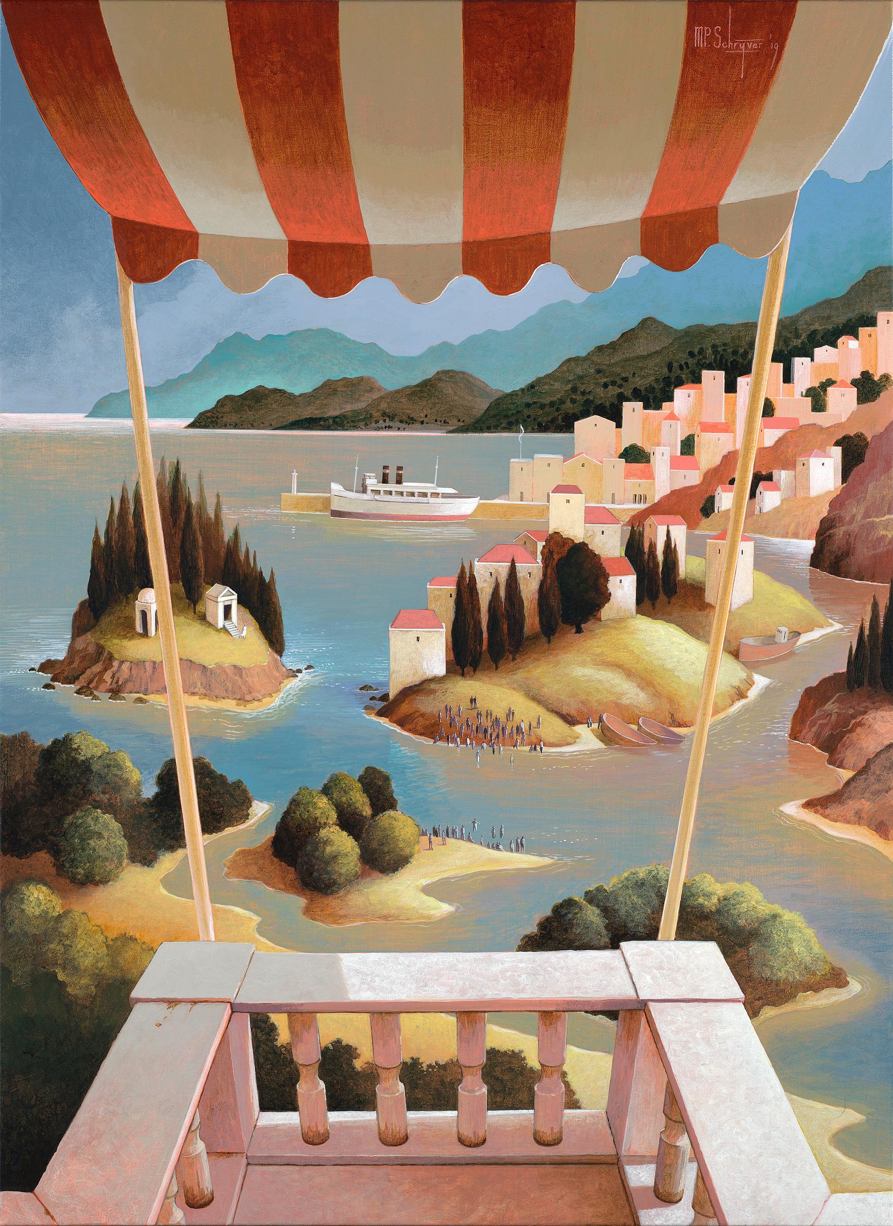 Jacques Halbert - White Brush stroke For Sale at 1stDibs