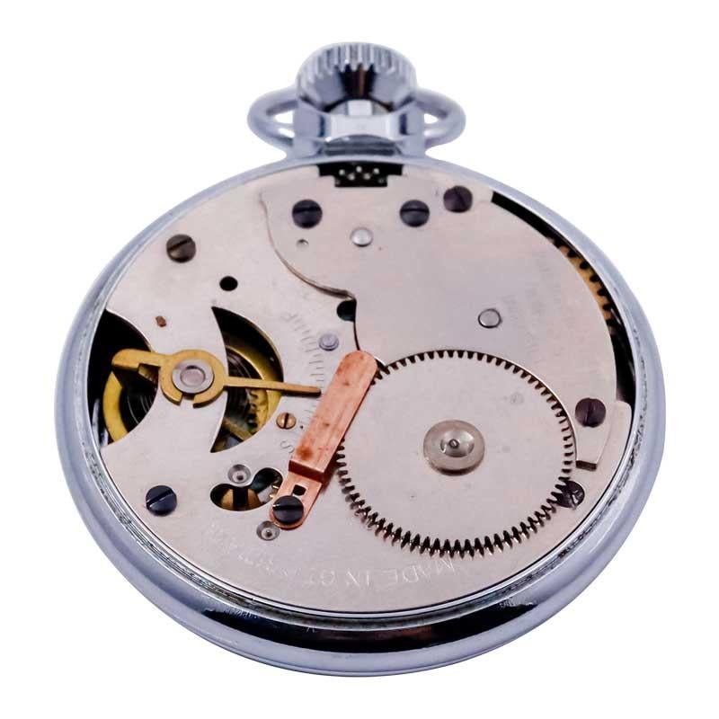 Mickey Mouse New, Old Stock Open Faced Pocket Watch from 1960's For ...