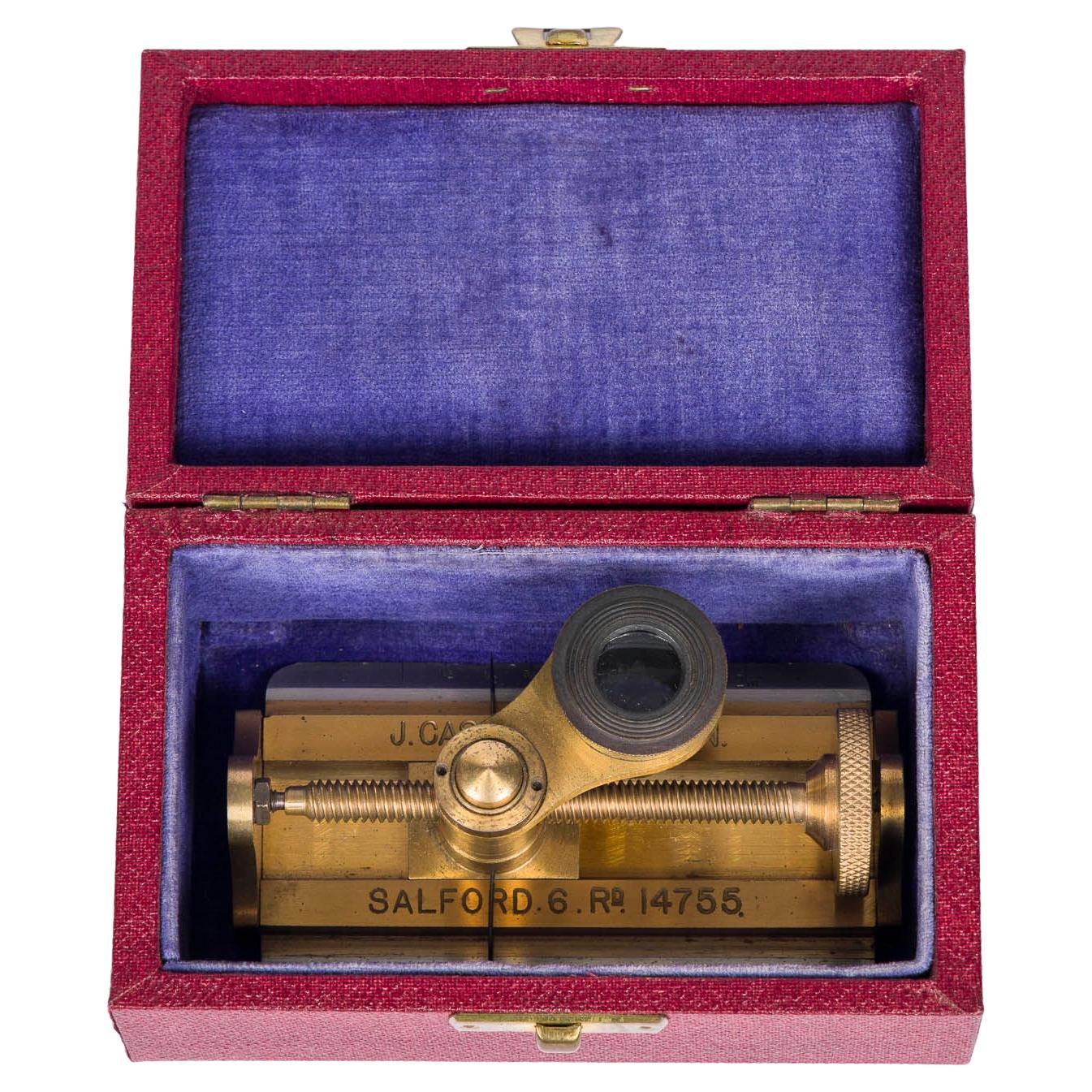 Microscope cloth counting glass by Casartelli For Sale at 1stDibs