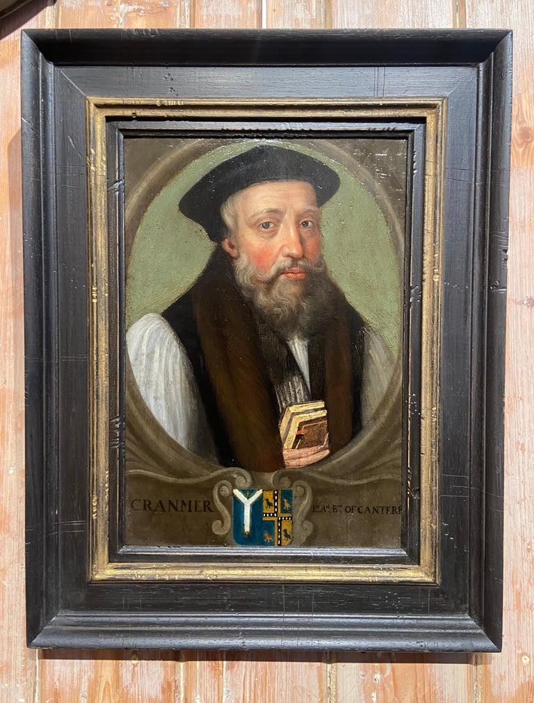 Mid 16th Century English School - Portrait of Thomas Cranmer ...