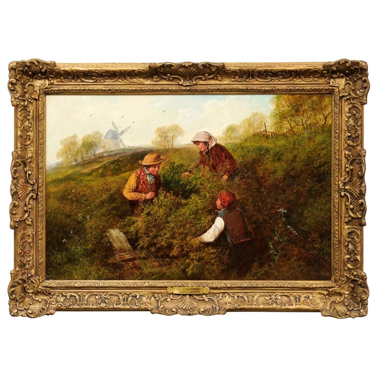 Mid-1800 British Landscape, "The Bird's Nest" at 1stDibs