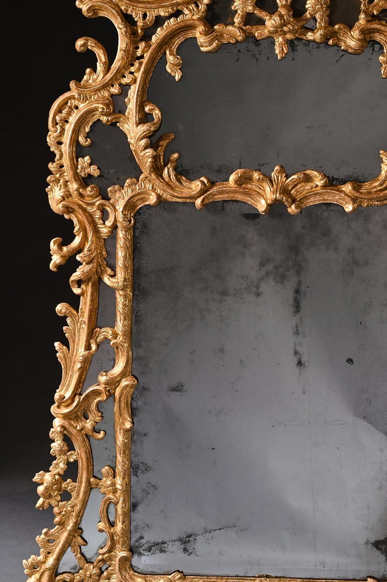 Mid 18th C. George II Carton Pierre Gilt Mirror at 1stDibs