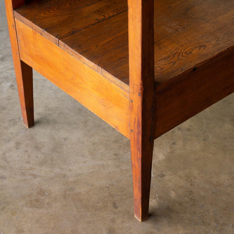 Mid-18th Century Round Flip Top Hutch Table with Original Paint, circa ...