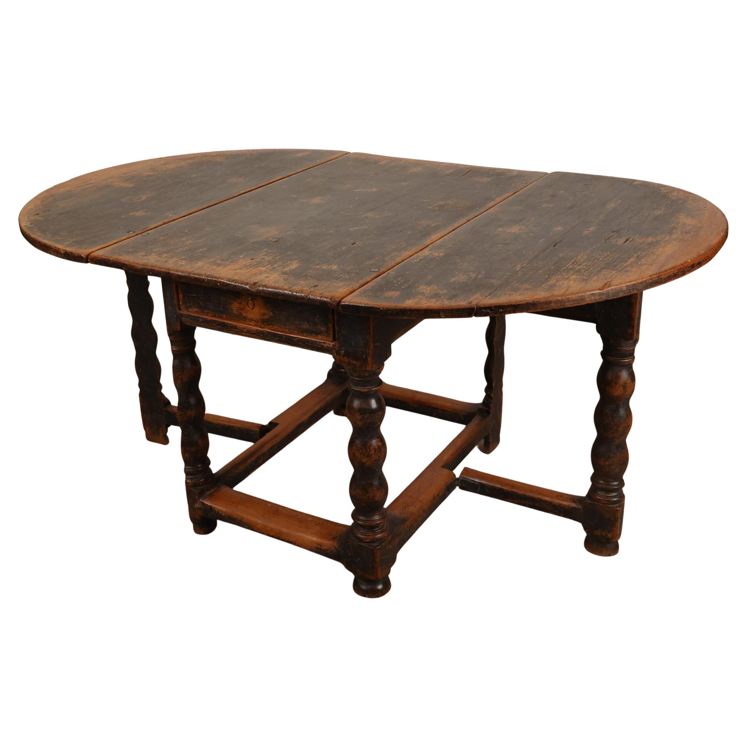18th Century Folding Table Attributed to Pehr Hörberg For Sale at 1stDibs