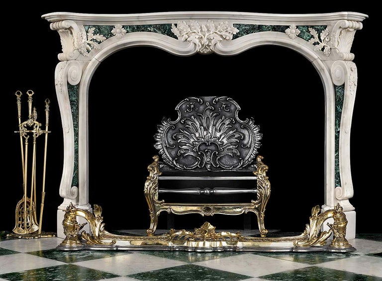 Mid-18th Century Georgian English Rococo Fireplace For Sale at 1stDibs
