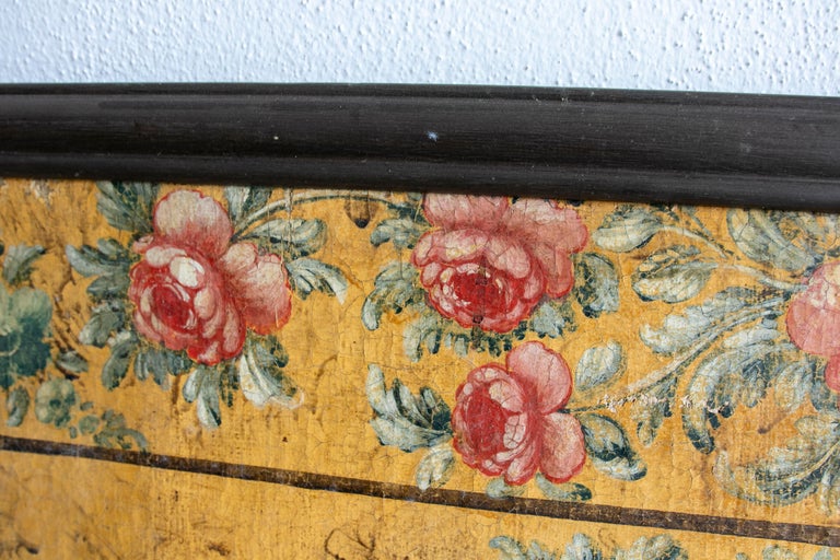 Mid 18th Century Italian Late Baroque / Rococo Oil on Cloth Framed ...