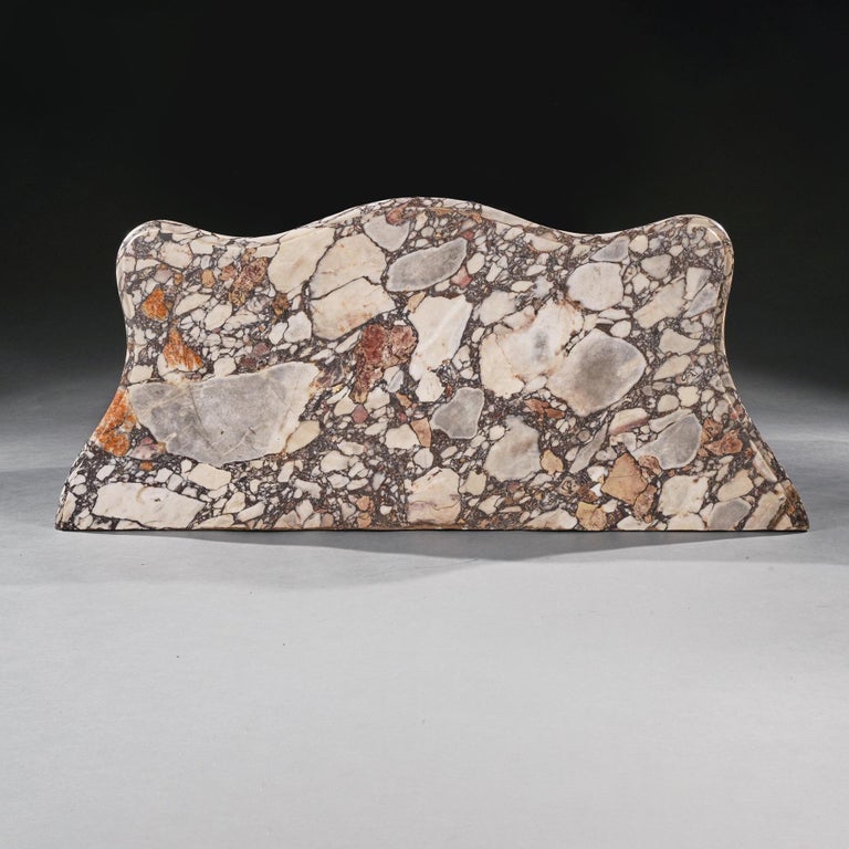 Mid 18th Century Italian, Naples, Silver Gilt And Painted Marble Top ...