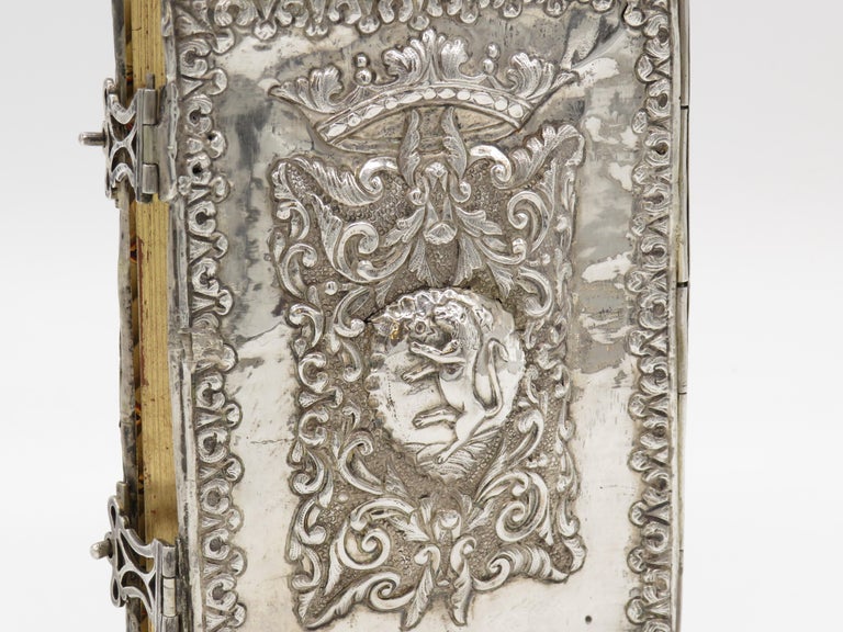 Mid-18th Century Italian Silver Book Binding For Sale at 1stDibs