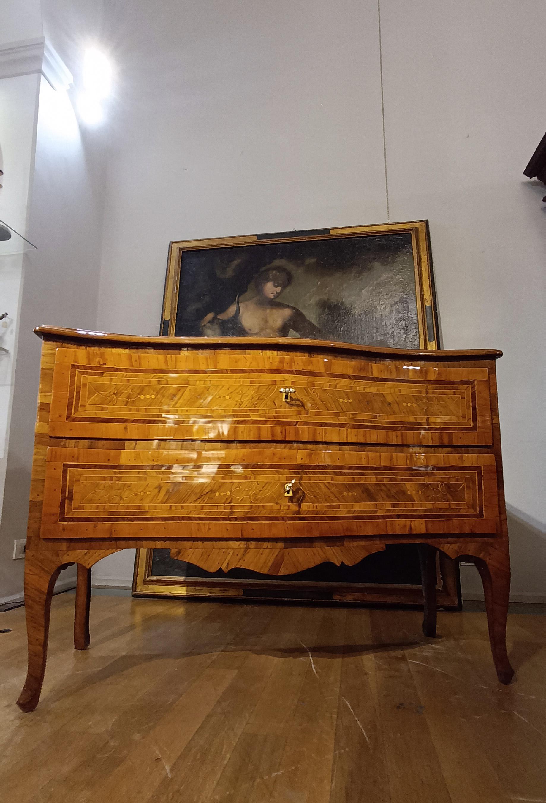 MID 18th CENTURY LOUIS XV PANELED CHEST OF DRAWERS For Sale at 1stDibs