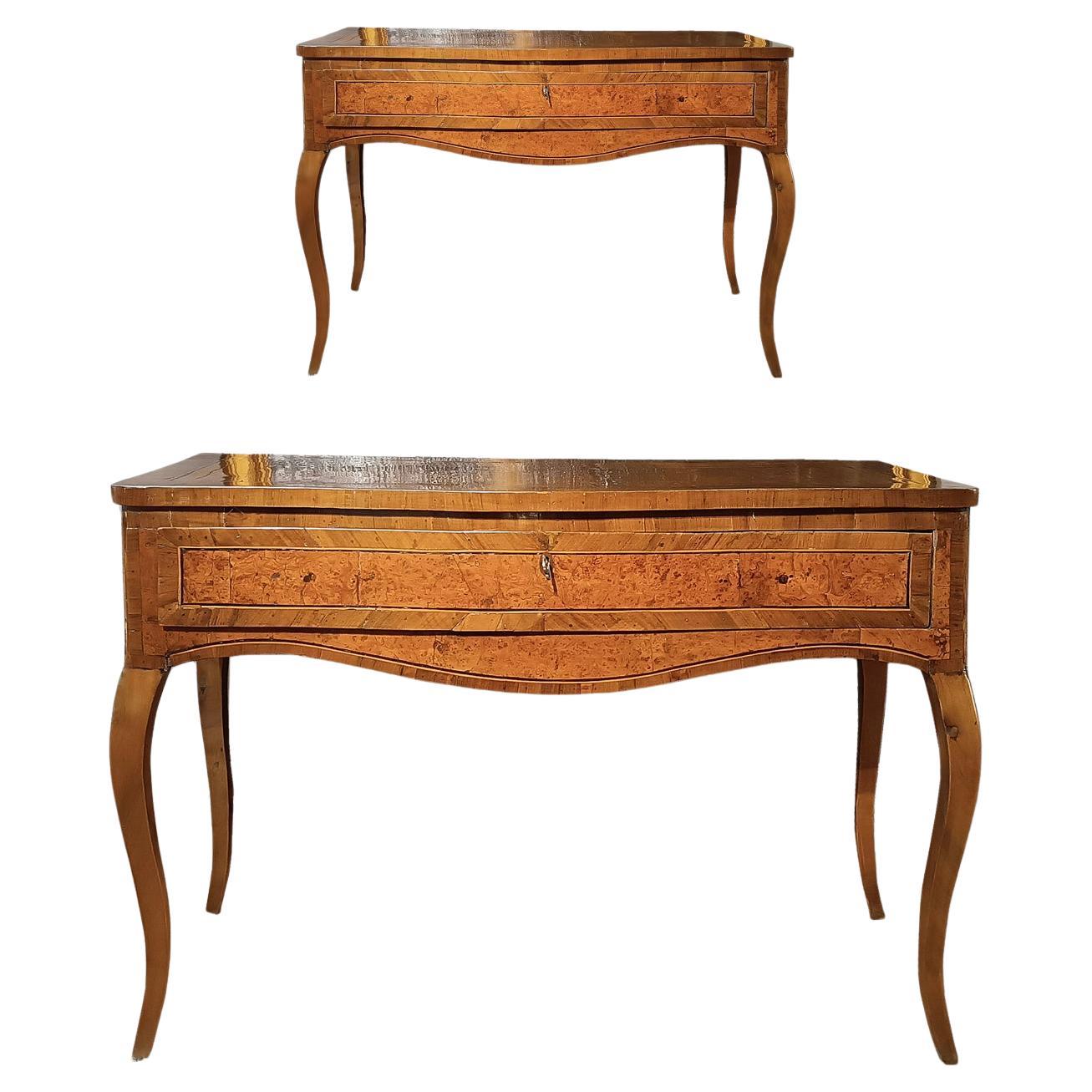 Mid-19th Century Couple Af Small Consolles For Sale at 1stDibs