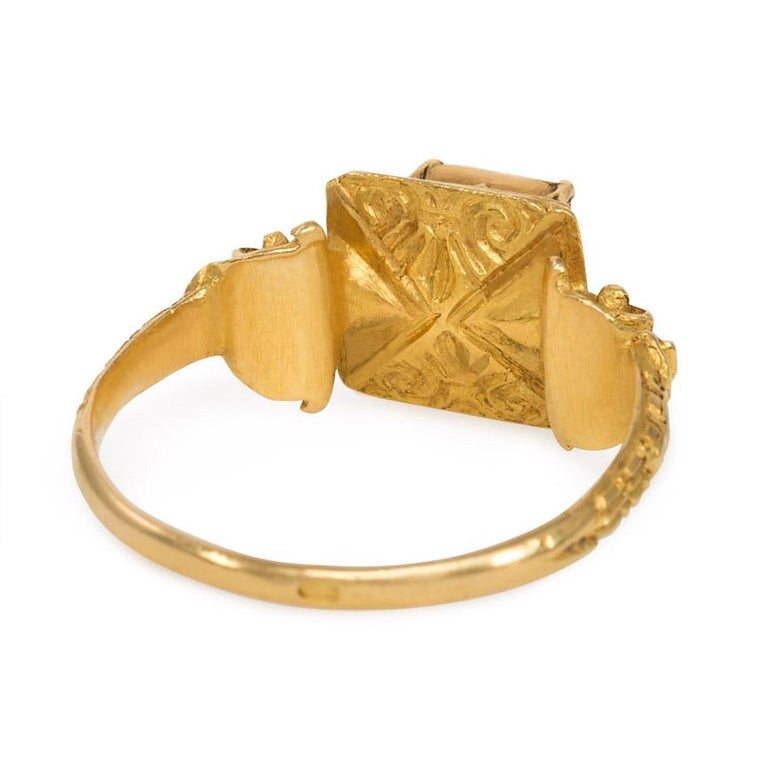 Mid-18th Century Renaissance Style Gold and Emerald Ring at 1stDibs ...