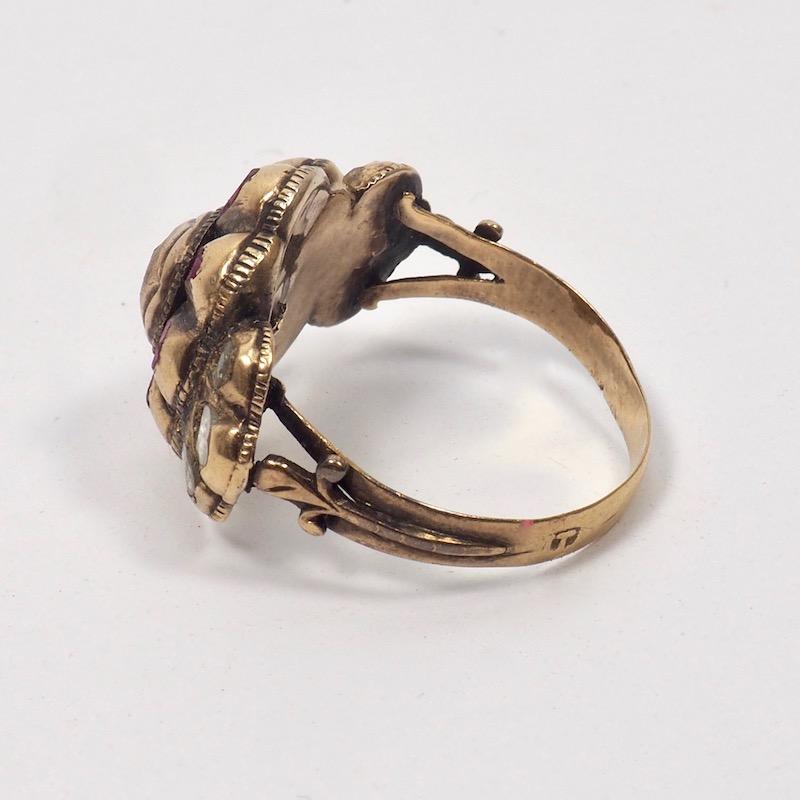 Mid-18th Century Spanish Ruby and Diamond Ring For Sale at 1stDibs ...