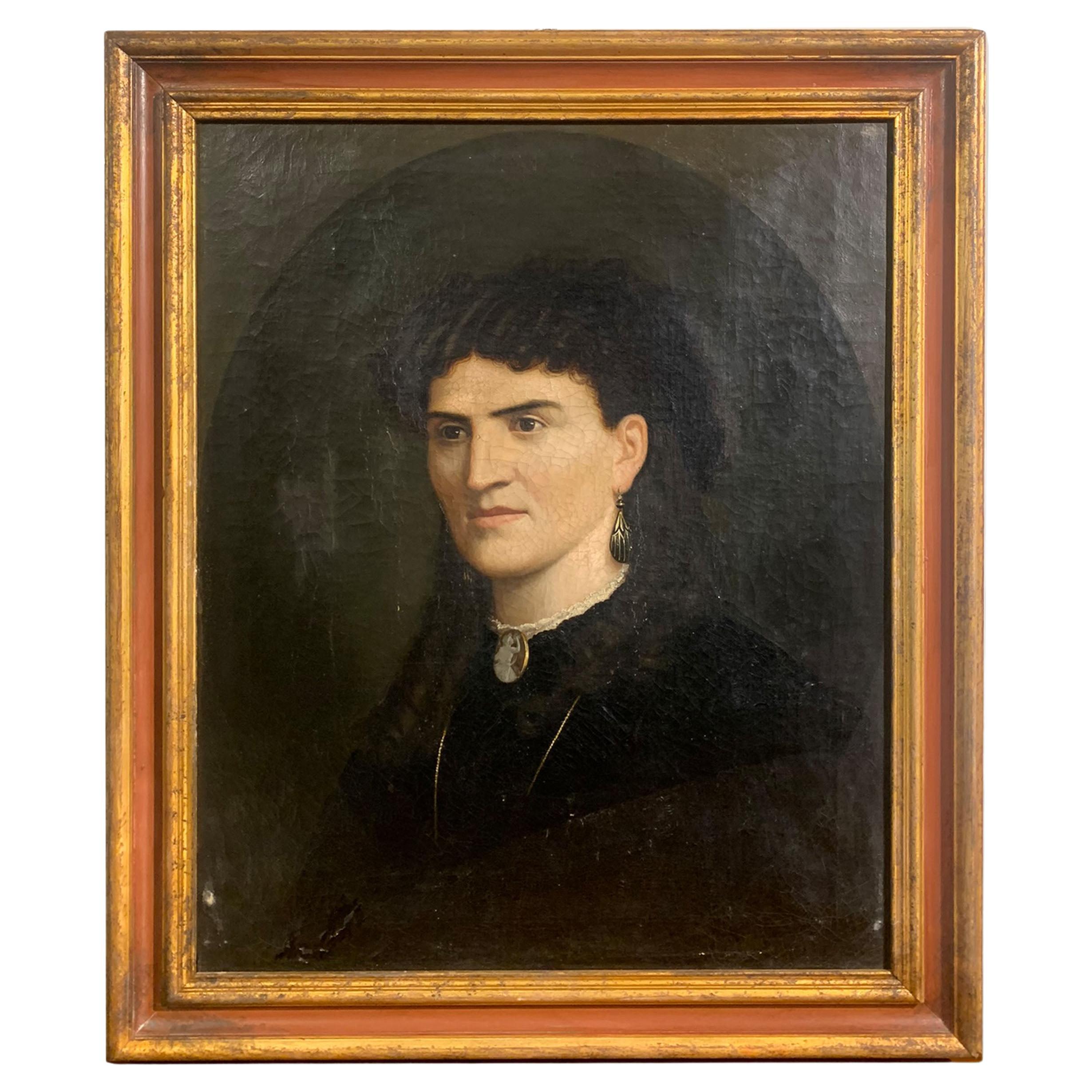Portrait Painting by California Artist John Bond Francisco, Early 20th ...