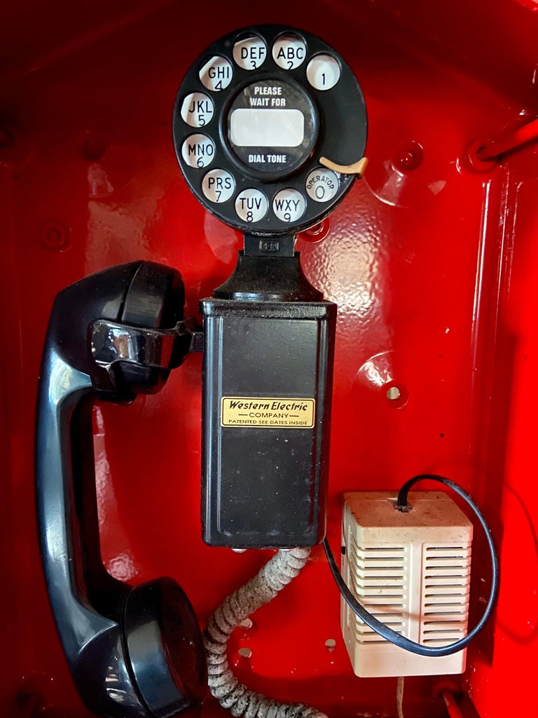 Mid-1900s Red Gamewell Cast Iron Fire Alarm Master Box w/ Western ...