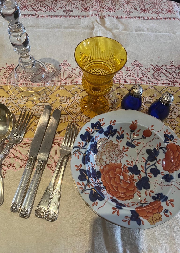 Mid-19th C. to 20th C. 13 Piece Mixed Dining Set for 2 by Vito Giallo ...