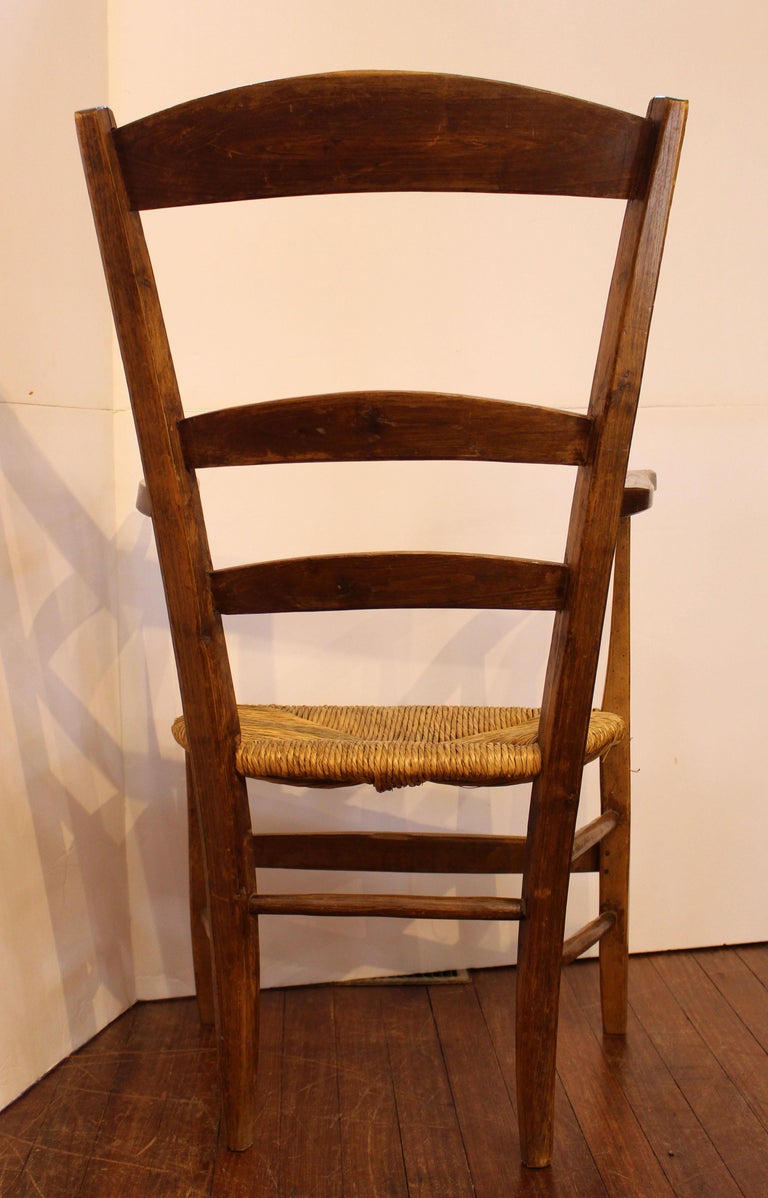 Mid-19th Century Country French Arm Chair For Sale at 1stDibs