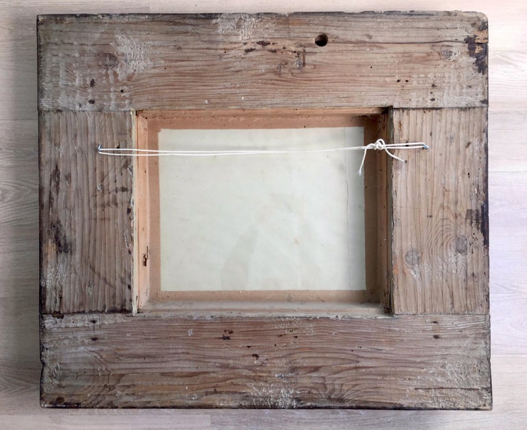 Mid 19th century Dutch ebonised ripple frame of large proportions For ...