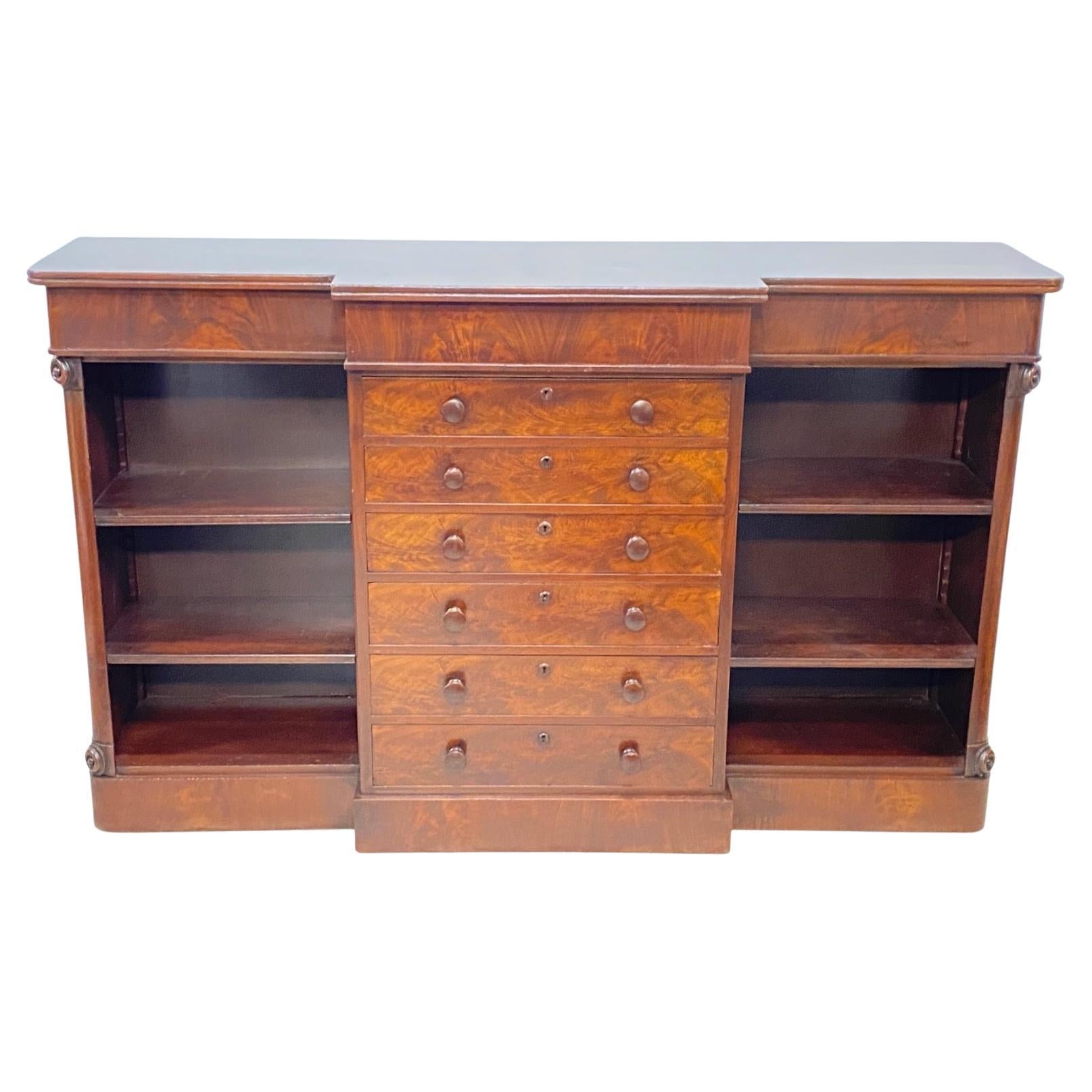 19th Century mahogany side cabinet For Sale at 1stDibs
