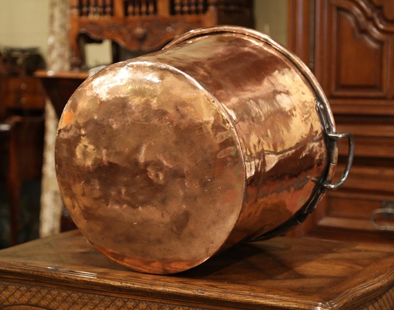 Mid-19th Century French Copper and Iron Jelly Boiling Bowl from ...