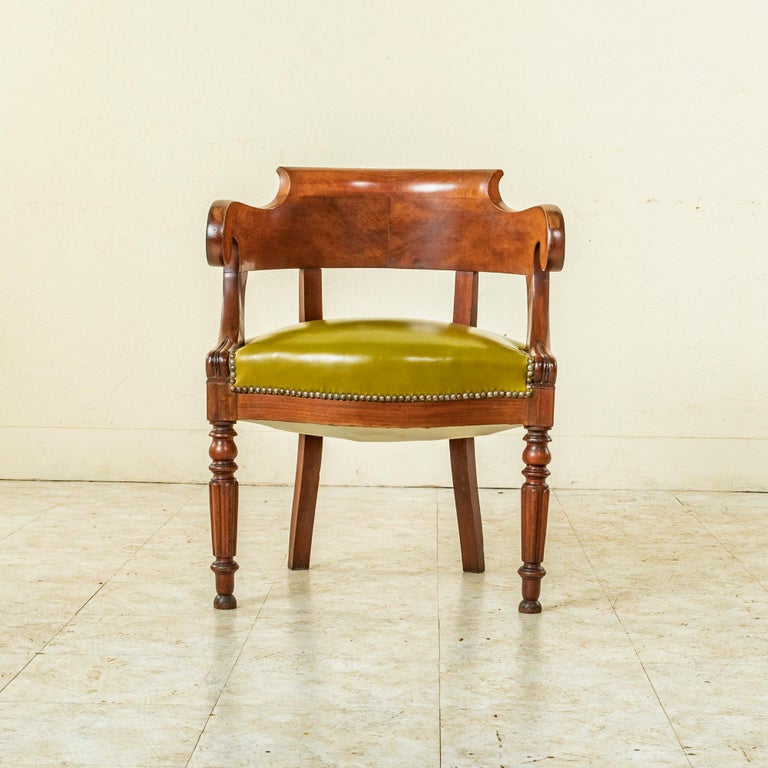 Mid-19th Century French Louis Philippe Period Mahogany Desk Chair ...