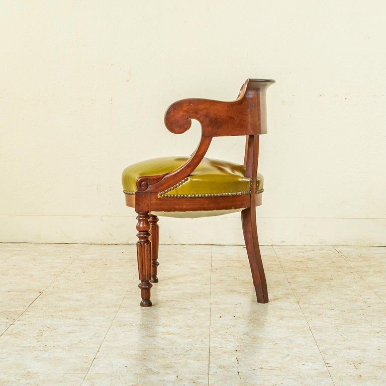 Mid-19th Century French Louis Philippe Period Mahogany Desk Chair ...