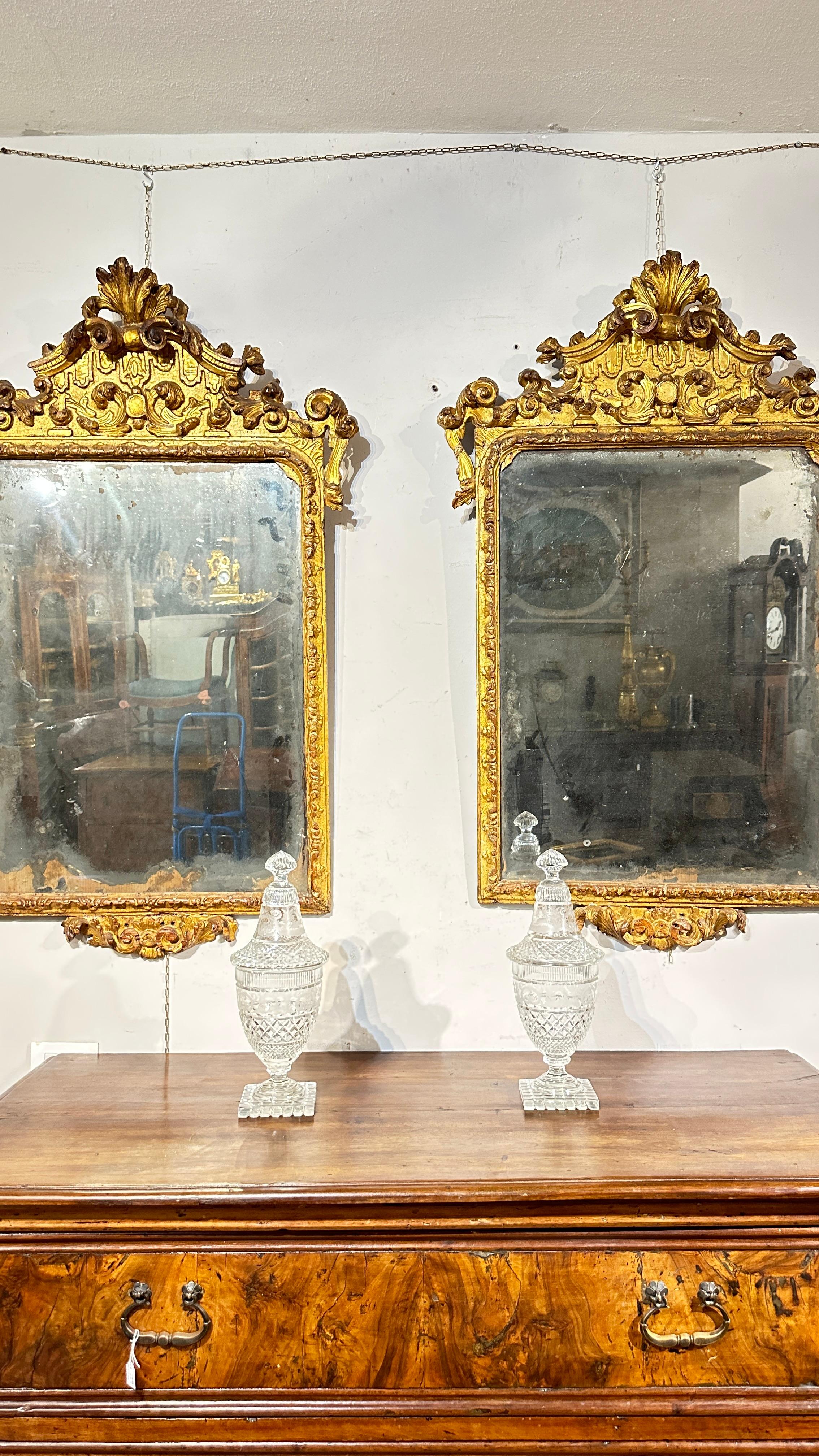 MID 19th CENTURY NAPOLEON III AMPHORA CRYSTAL VASES at 1stDibs