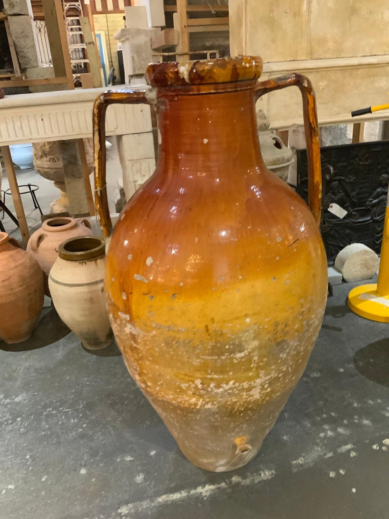 Mid 19th Century Olive Oil Container For Sale at 1stDibs