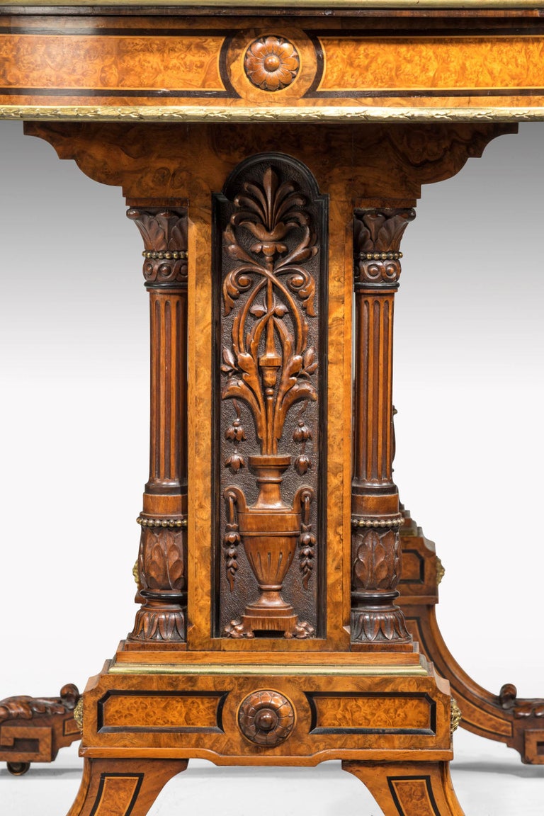 Mid-19th Century Rectangular Library Table by Johnstone and Jeanes For ...