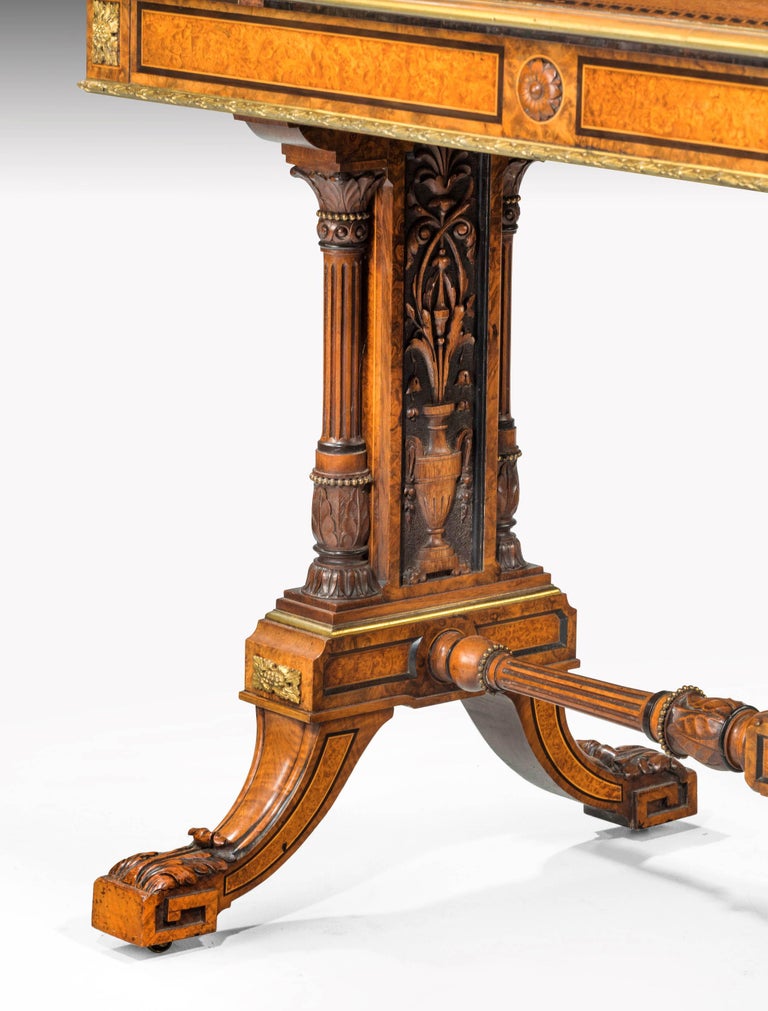 Mid-19th Century Rectangular Library Table by Johnstone and Jeanes For ...