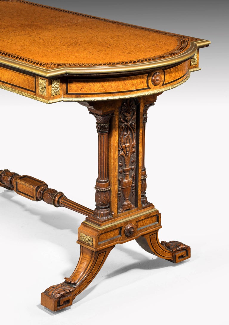 Mid-19th Century Rectangular Library Table by Johnstone and Jeanes For ...