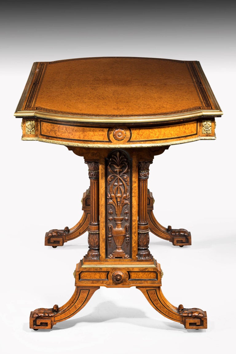 Mid-19th Century Rectangular Library Table by Johnstone and Jeanes For ...