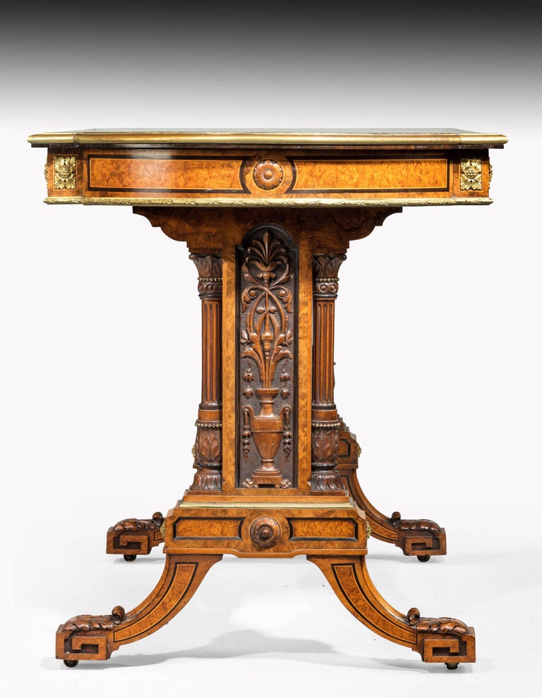 Mid-19th Century Rectangular Library Table by Johnstone and Jeanes For ...