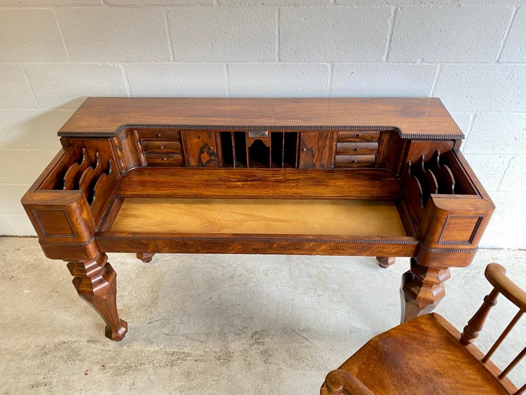 Mid 19th Century Rosewood Desk and Chair Previously Owned by Alexander ...