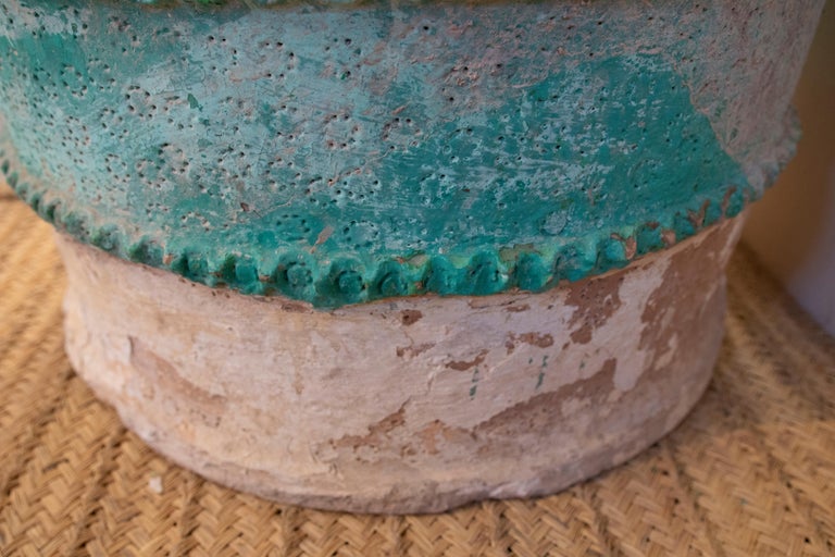 Mid-19th Century Spanish Terracotta Earthenware Painted Water Well For ...