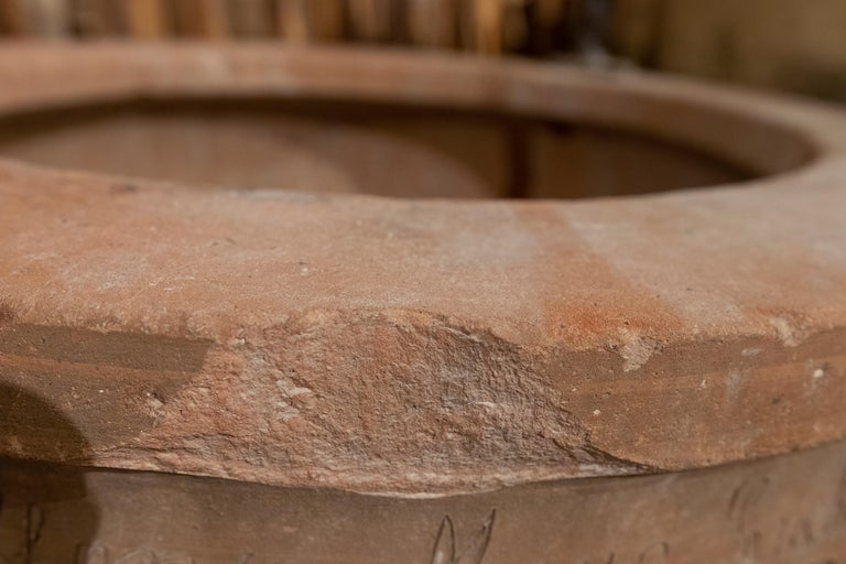 Mid-19th Century Spanish Terracotta Water Well w/ Wrought Iron Gantry ...