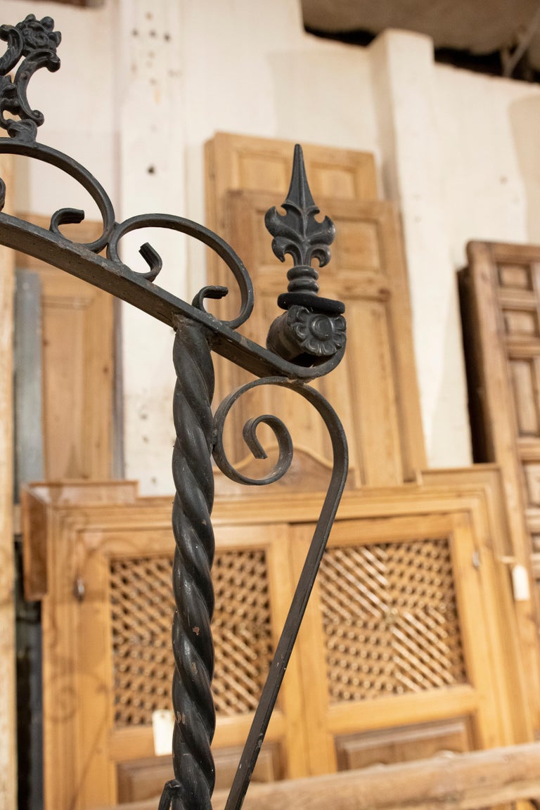 Mid-19th Century Spanish Terracotta Water Well w/ Wrought Iron Gantry ...