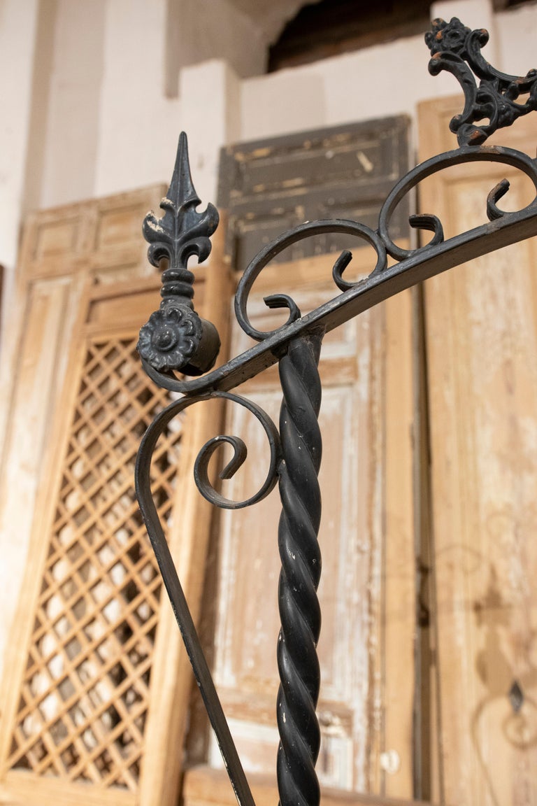 Mid-19th Century Spanish Terracotta Water Well w/ Wrought Iron Gantry ...