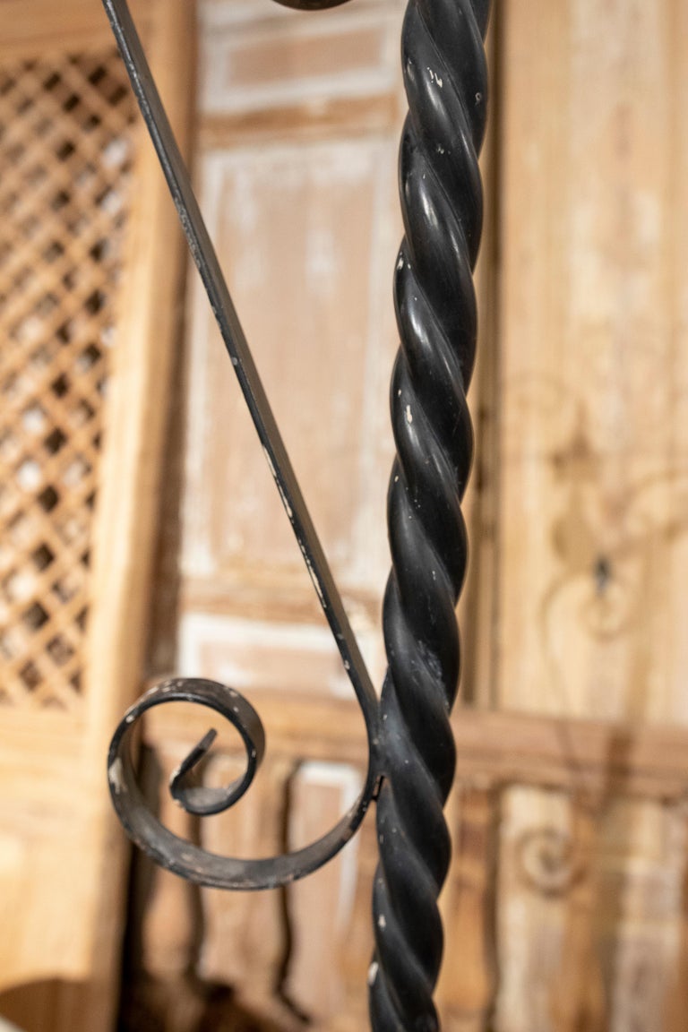 Mid-19th Century Spanish Terracotta Water Well w/ Wrought Iron Gantry ...