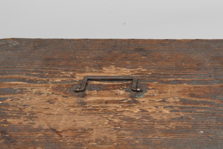 Mid-19th Century Swedish Wooden Sugar Box For Sale at 1stDibs