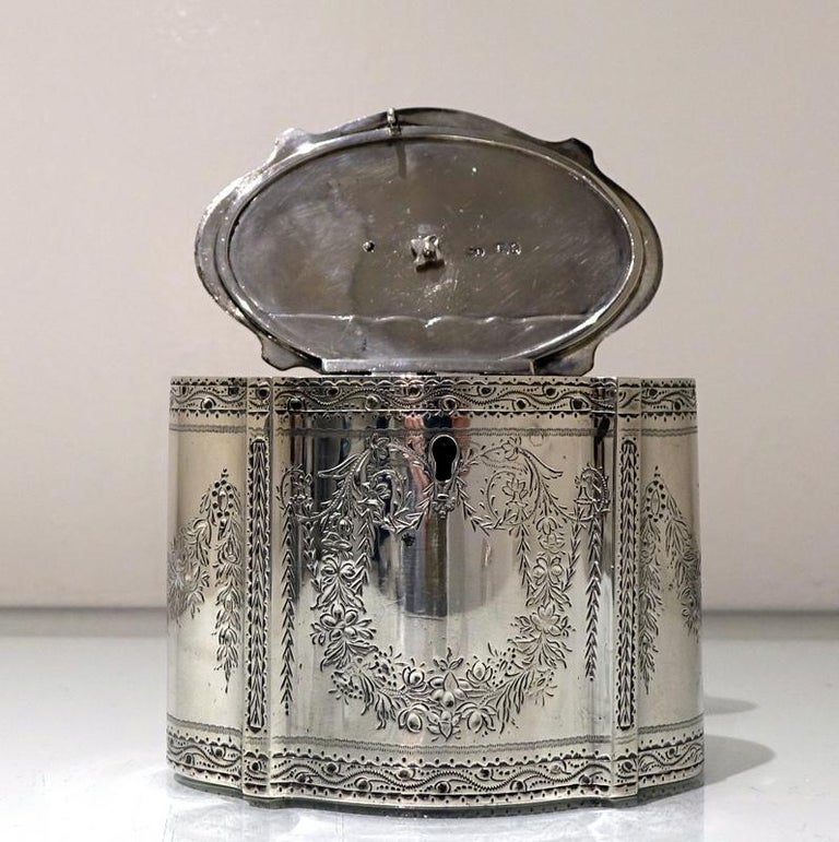 Mid-19th Century Victorian Sterling Silver Tea Caddy London 1860 ...