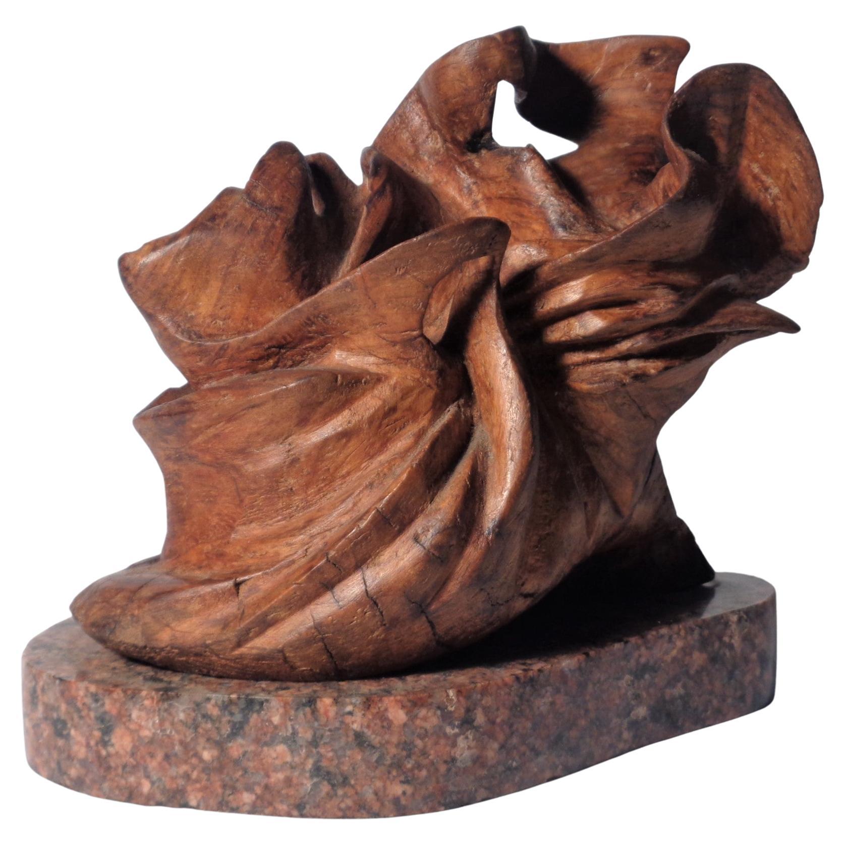 Naturalistic Carved Wood Sculpture by W.C. Rubottom, 1960-1979 For Sale ...